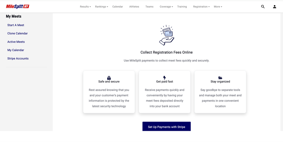Enable Online Payments and Set Up Registration Fees