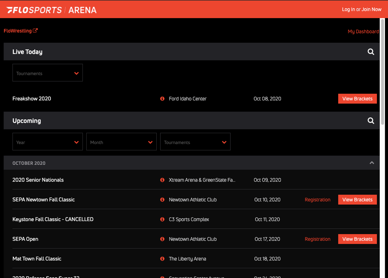 How to find information on FloArena
