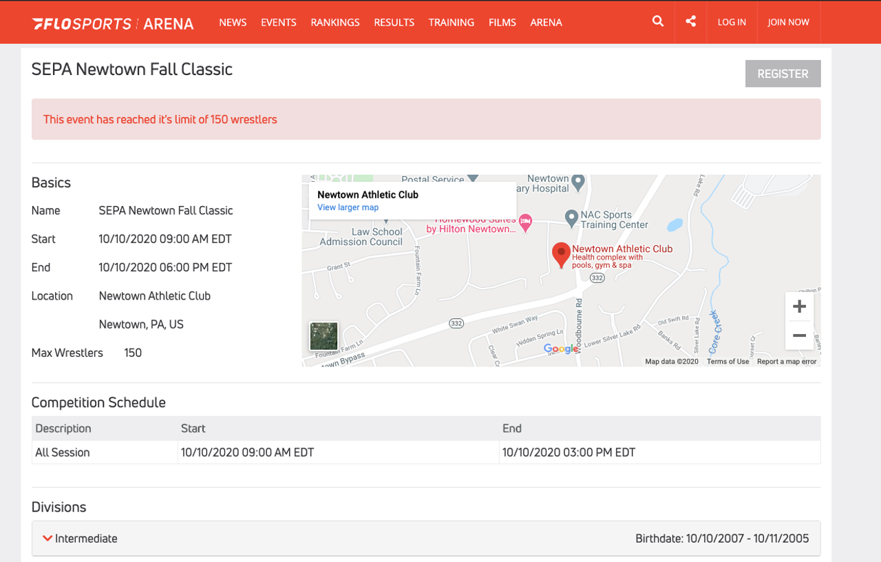 How to find information on FloArena