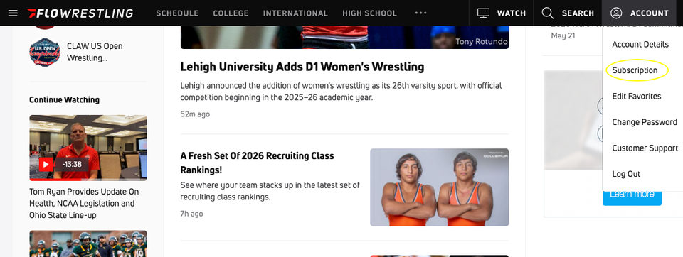 How do I reactivate my subscription?