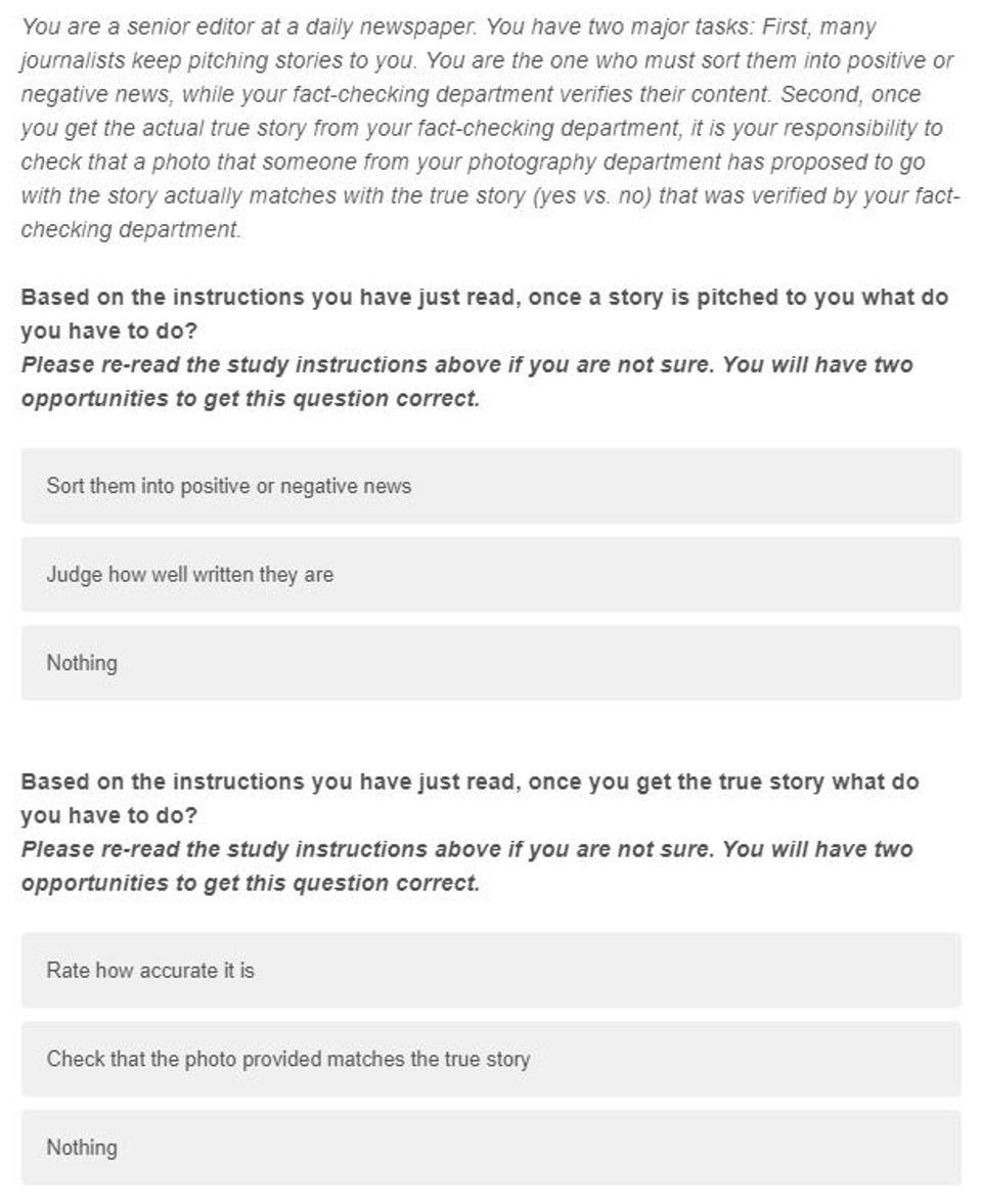 Prolific's Attention and Comprehension Check Policy